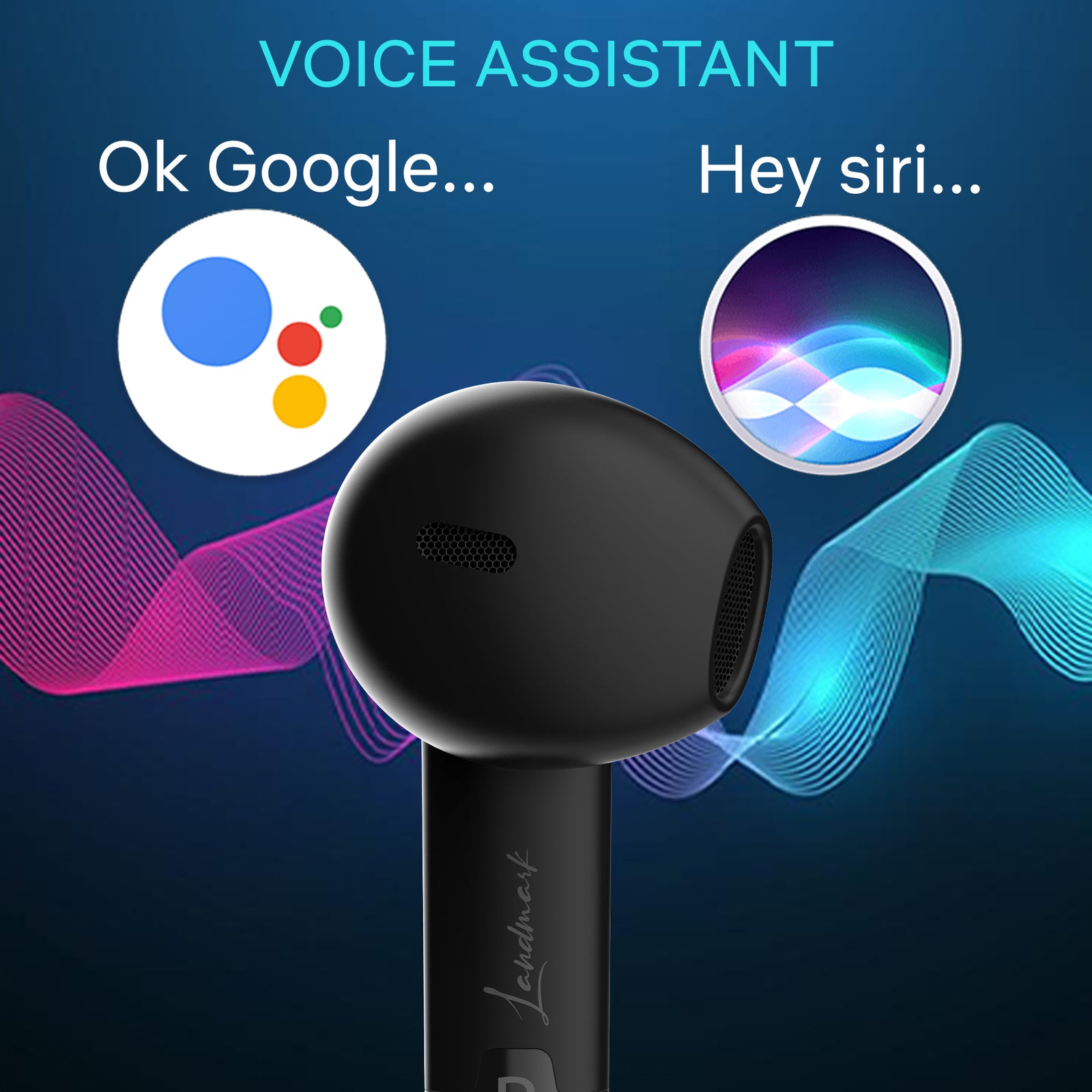 Landmark Mars BH93: TWS Earbuds with 30 Hours Battery, ANC, IPX4, Touch ...